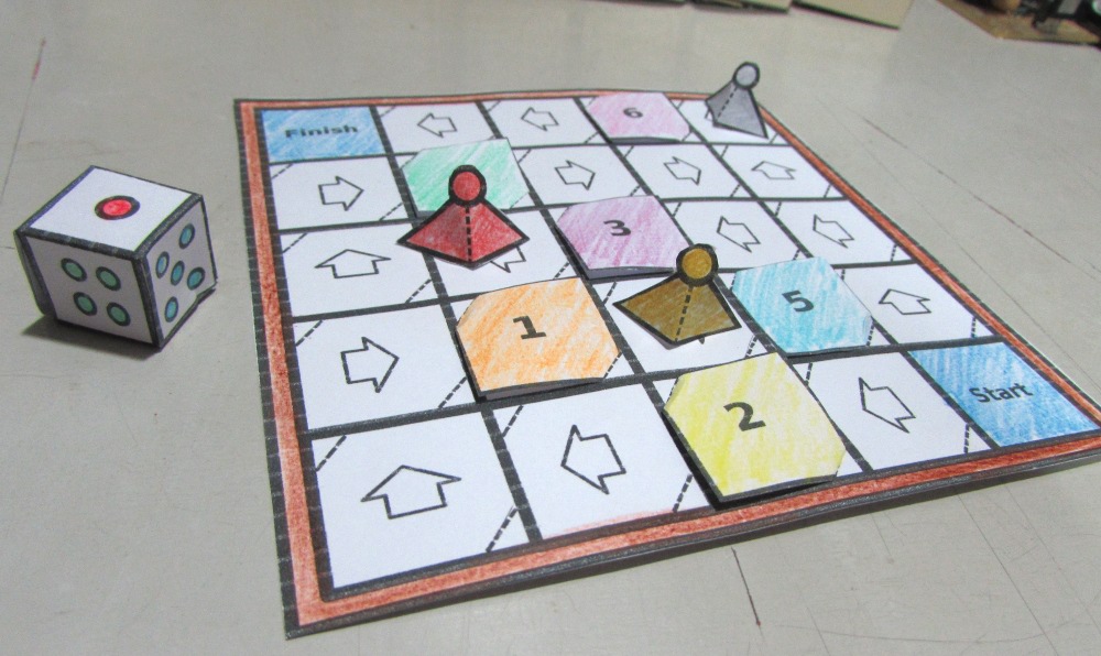 A4 Paper Board Game Lemongrass Studio